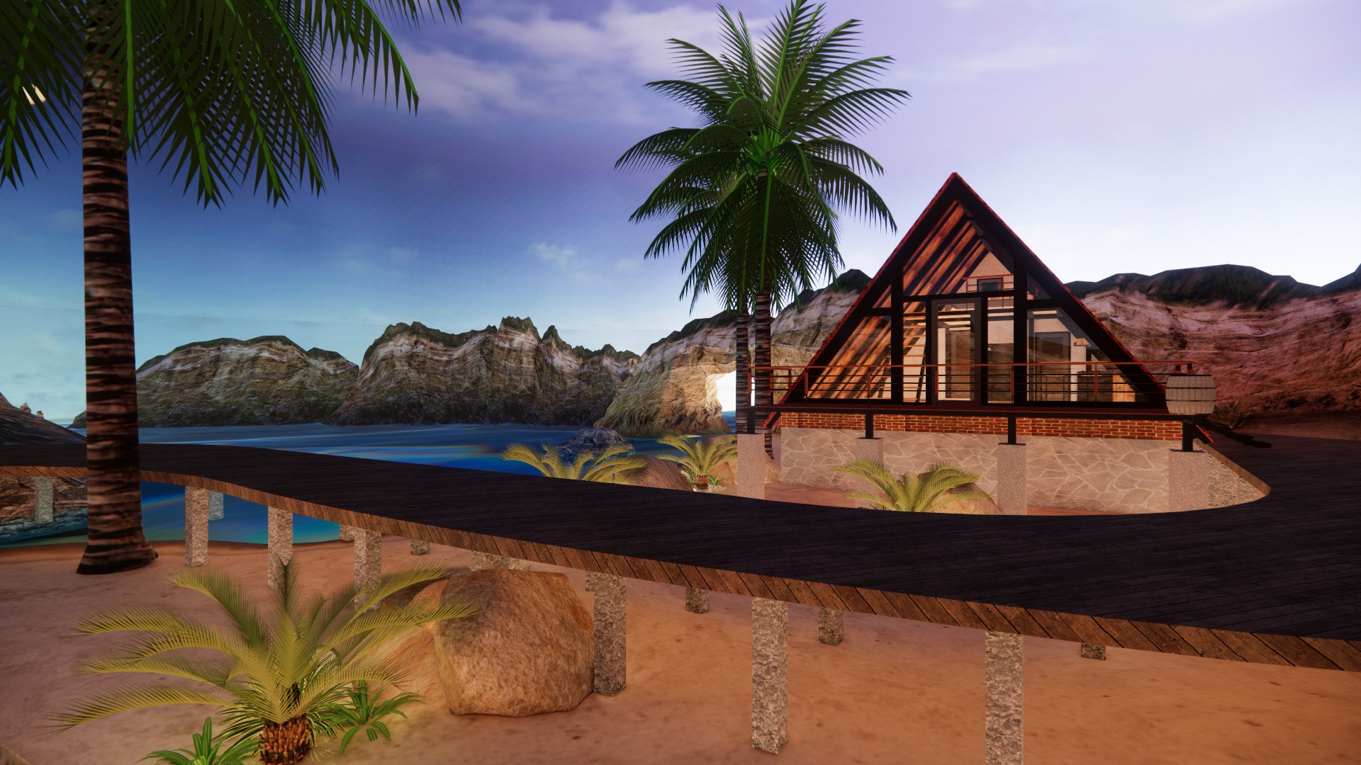 Beach House Cottage 3D Model - TurboSquid 2277190