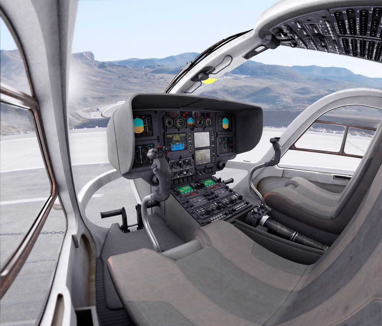 eurocopter h135 private 3d model
