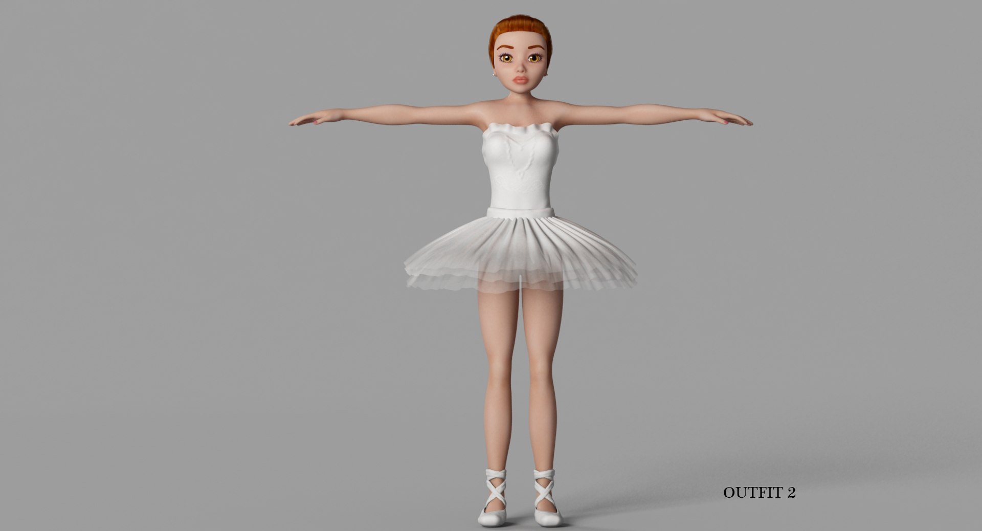 Maya Ballerina Rigged