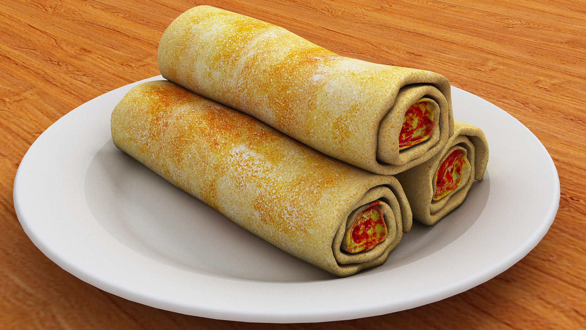 3D Model Pepperoni Rolls - TurboSquid 1910710