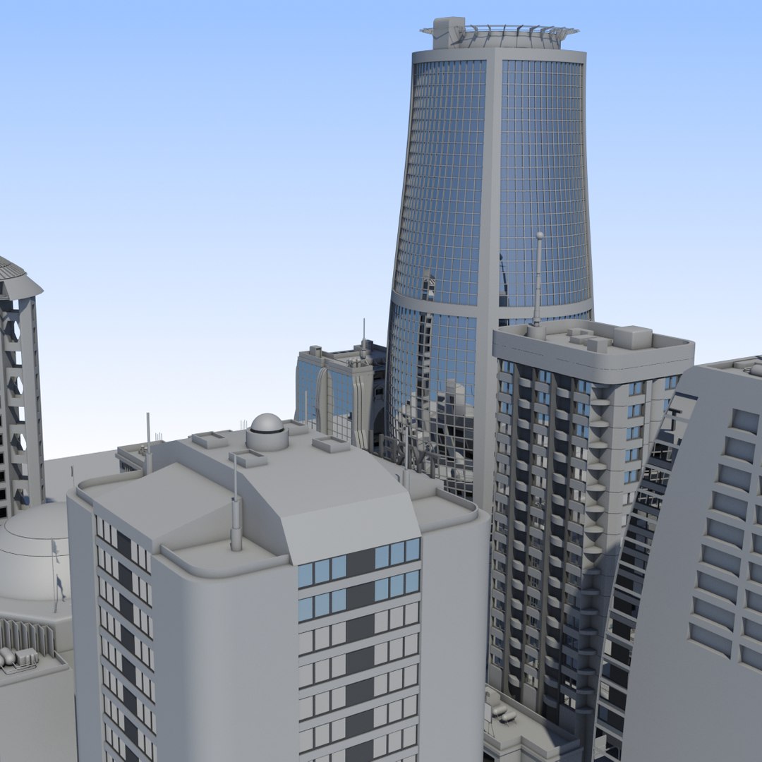 City Block 3d Model