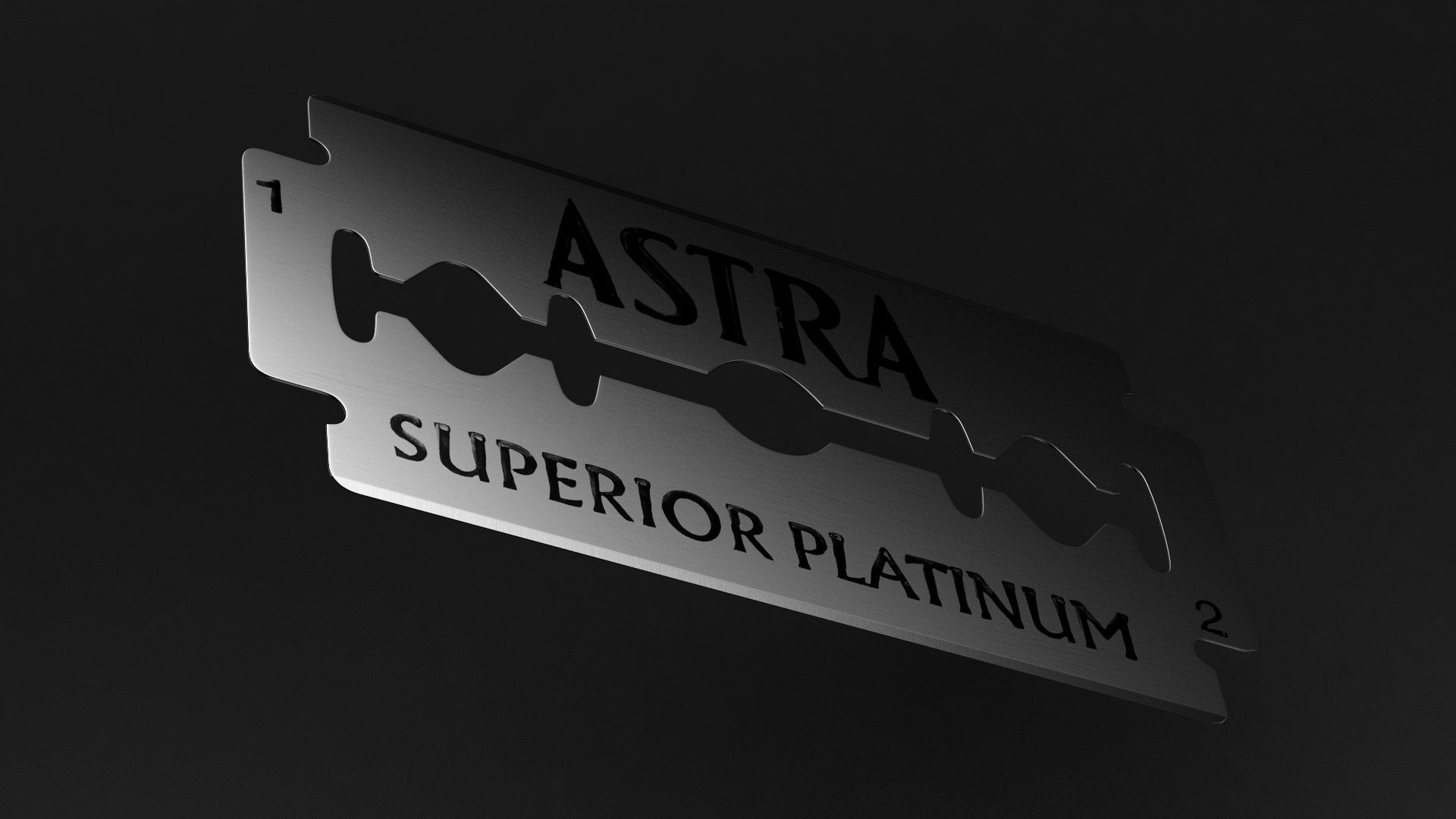 Razor Blade Astra 3D Model - TurboSquid 1941801