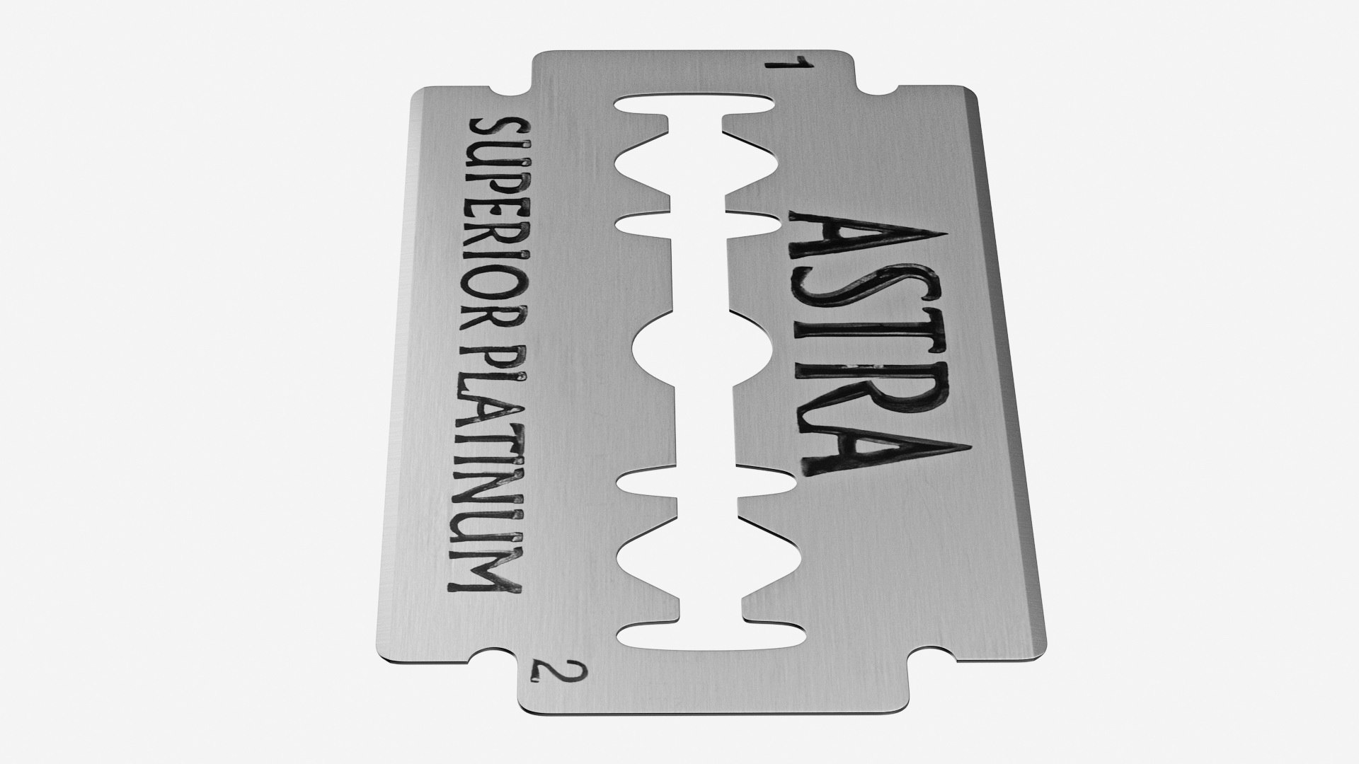 Razor Blade Astra 3D Model - TurboSquid 1941801