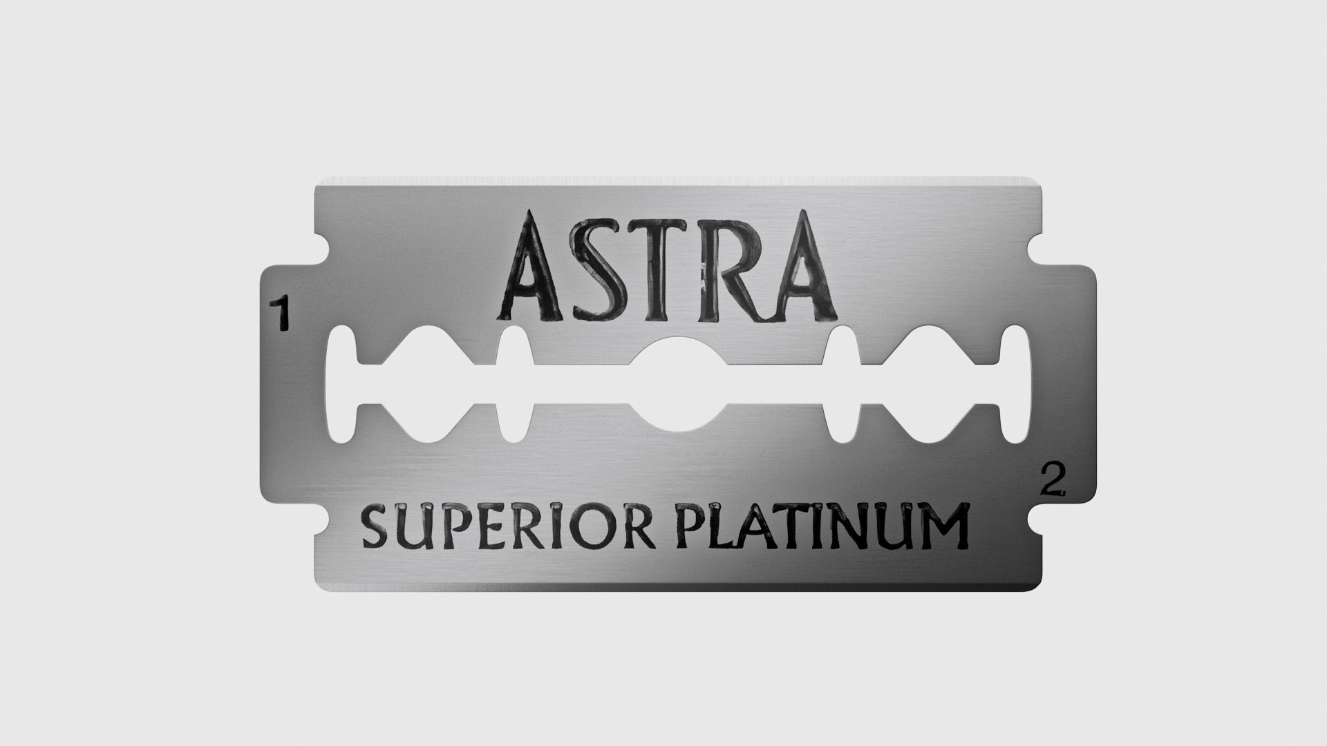 Razor Blade Astra 3D Model - TurboSquid 1941801