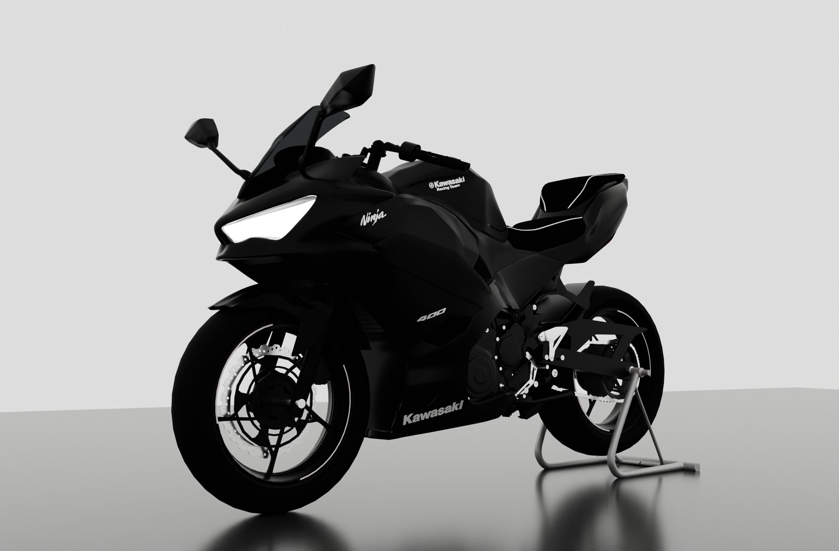 3D Kawasaki Ninja 400 - TurboSquid 2172442