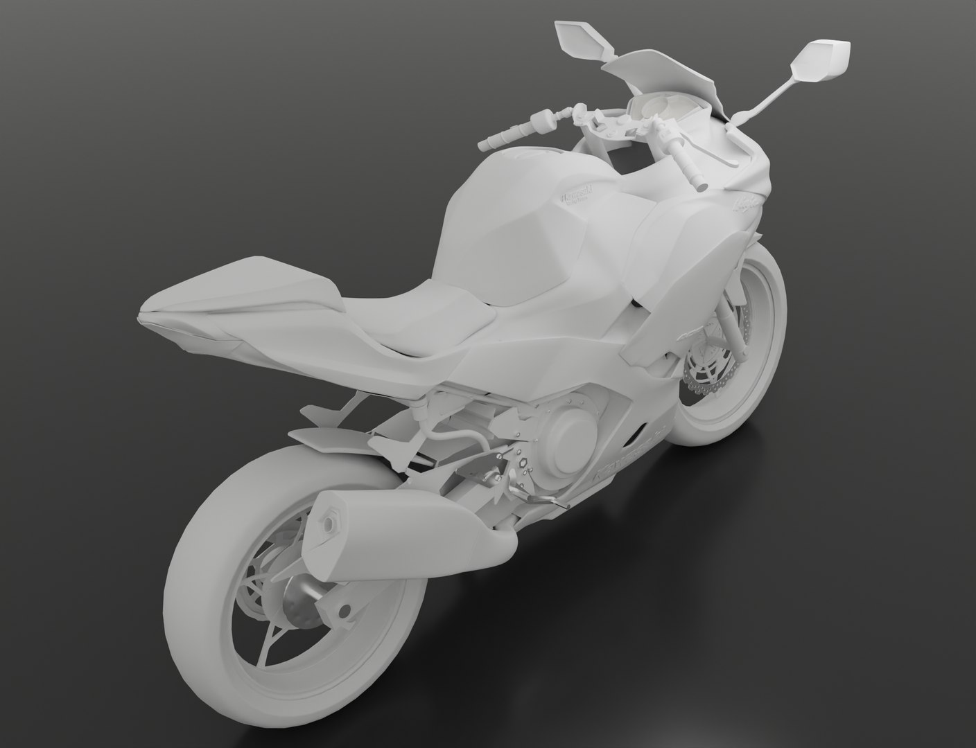 3D Kawasaki Ninja 400 - TurboSquid 2172442