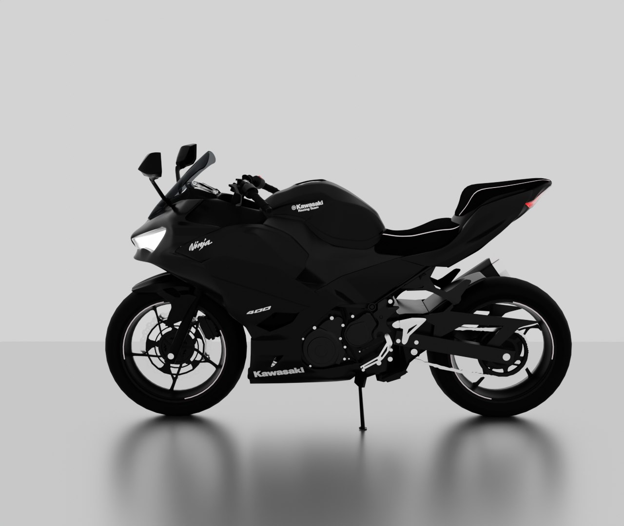 3D Kawasaki Ninja 400 - TurboSquid 2172442
