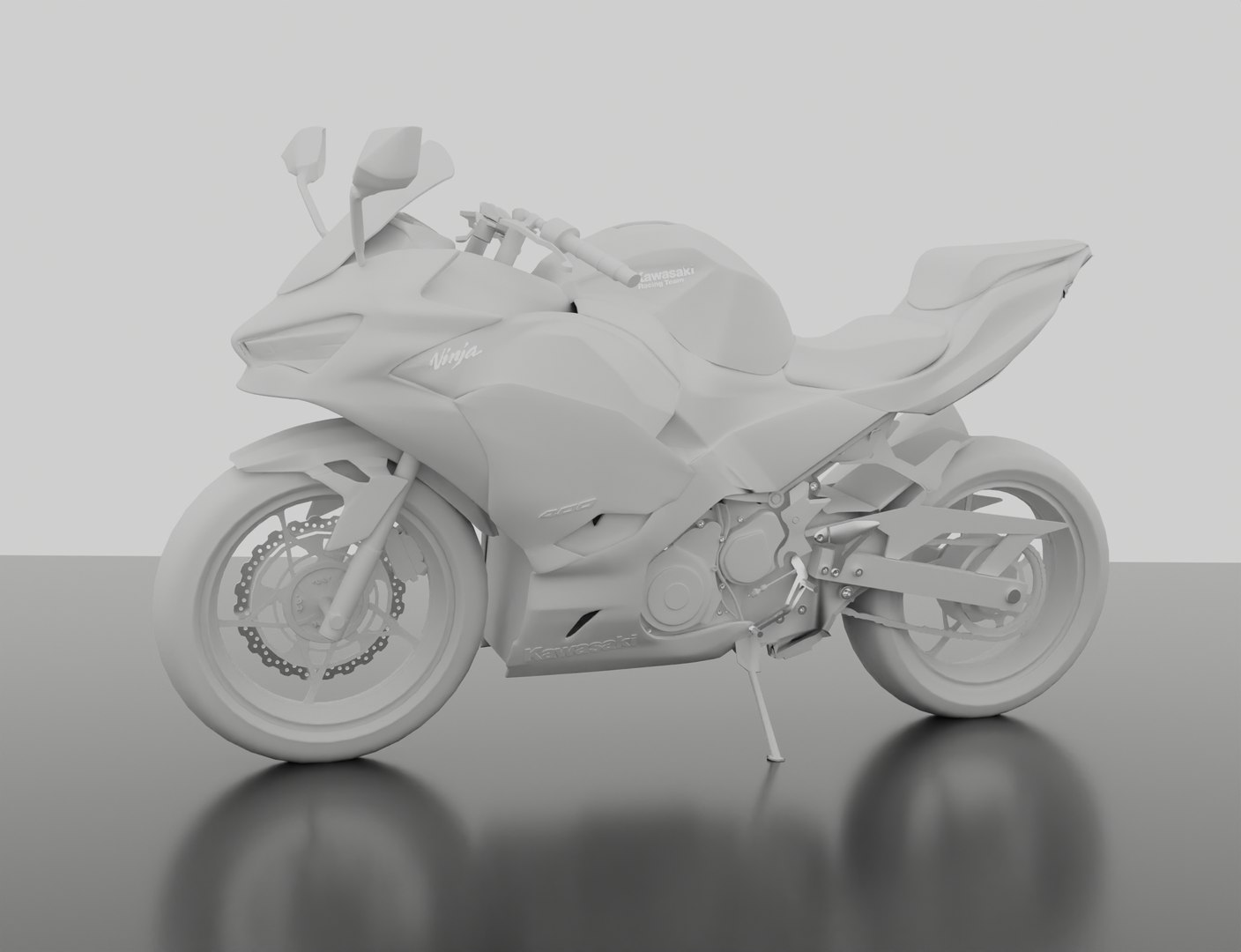 3D Kawasaki Ninja 400 - TurboSquid 2172442