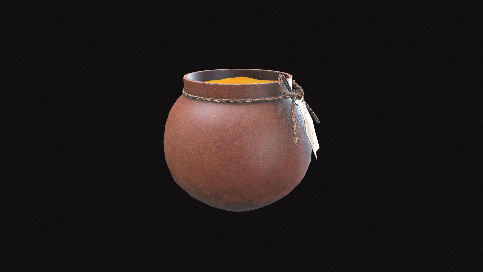 Medieval Honey Jar Model - TurboSquid 2321027
