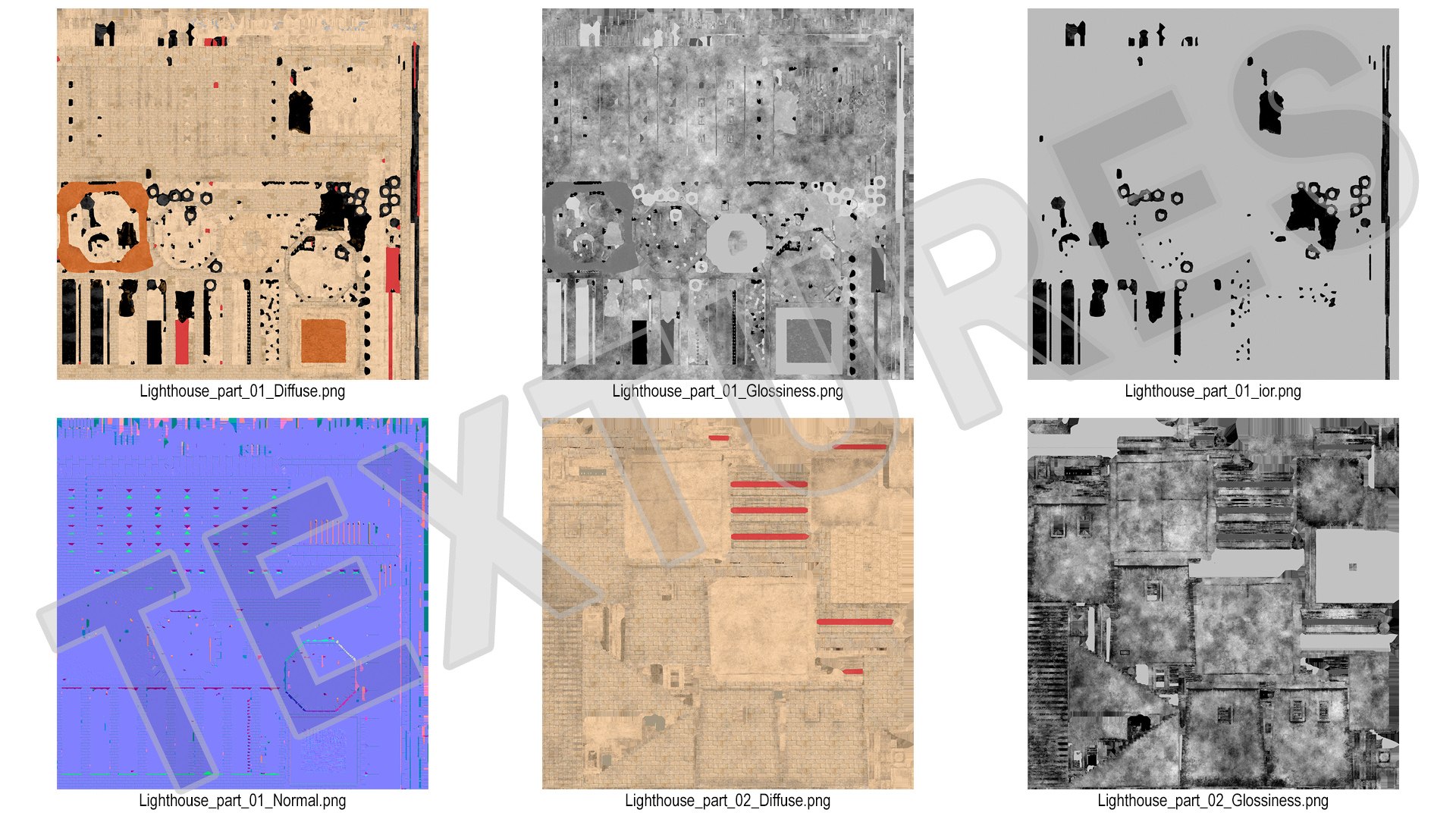 3D Lighthouse of Alexandria Tower model - TurboSquid 1744170