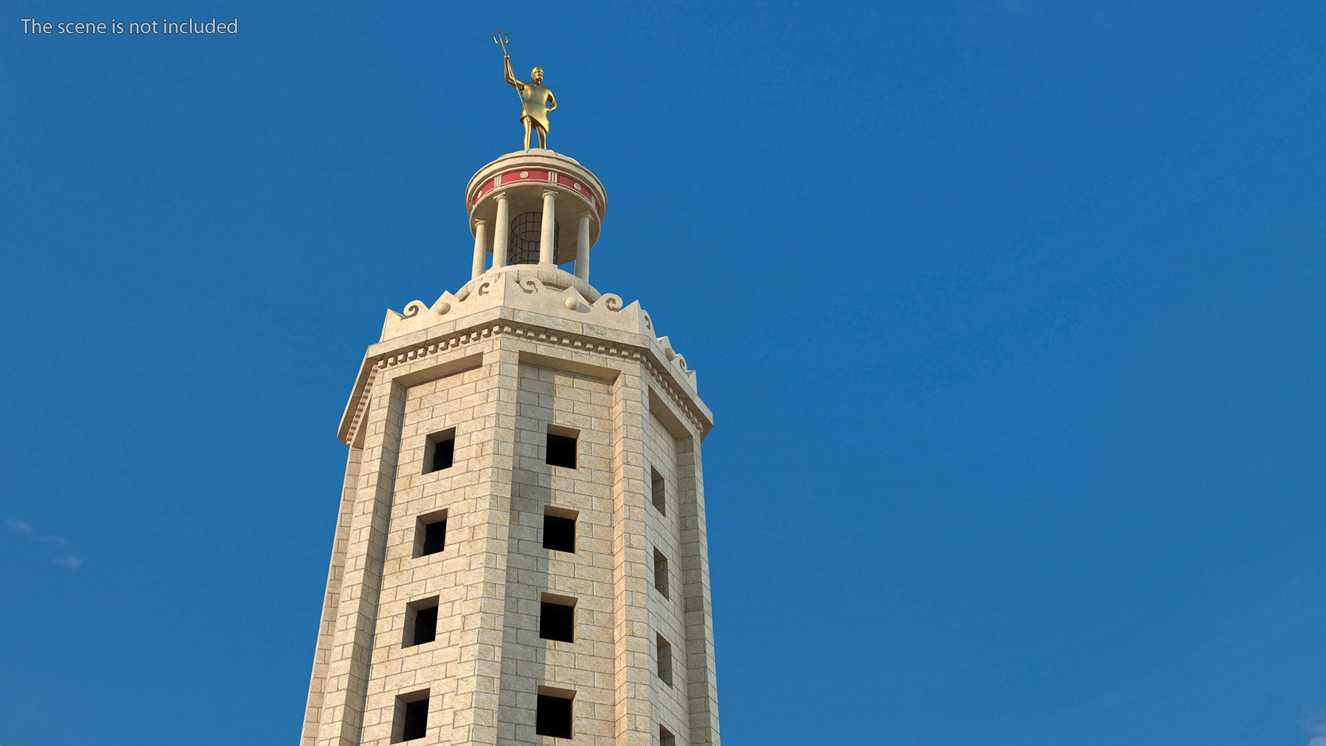 3D Lighthouse of Alexandria Tower model - TurboSquid 1744170