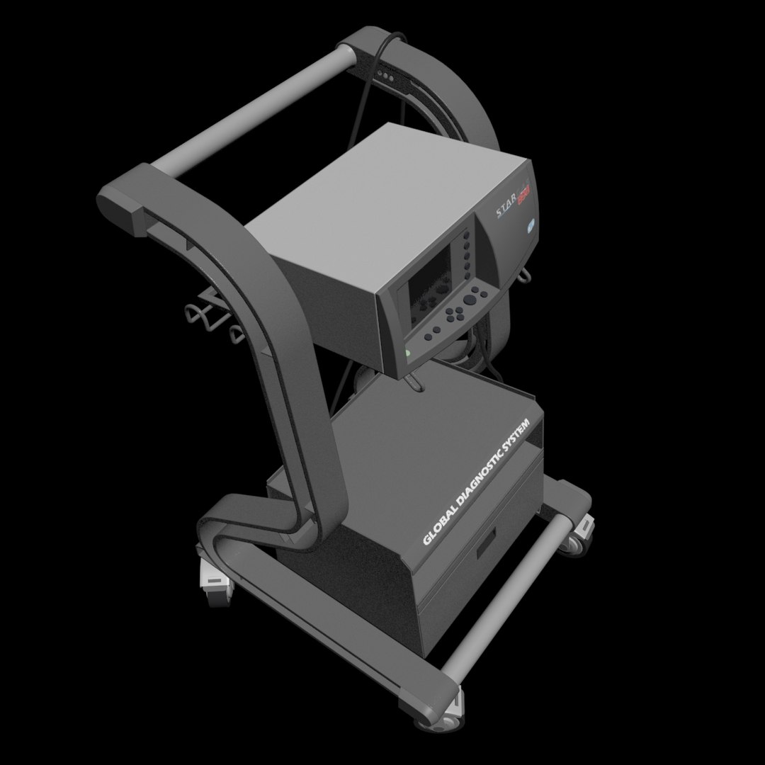 exhaust gas analyzer 3d obj