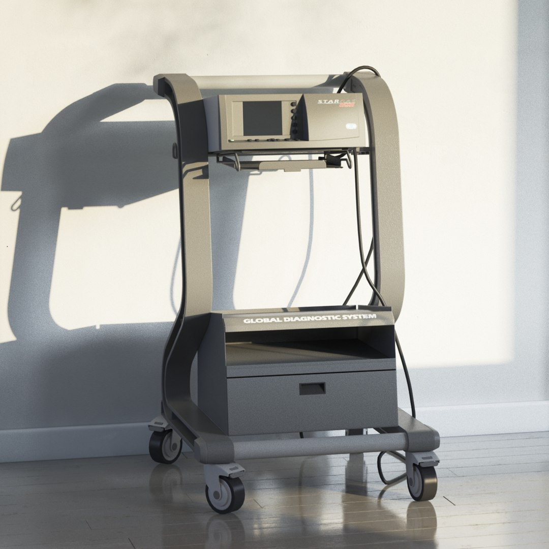 exhaust gas analyzer 3d obj