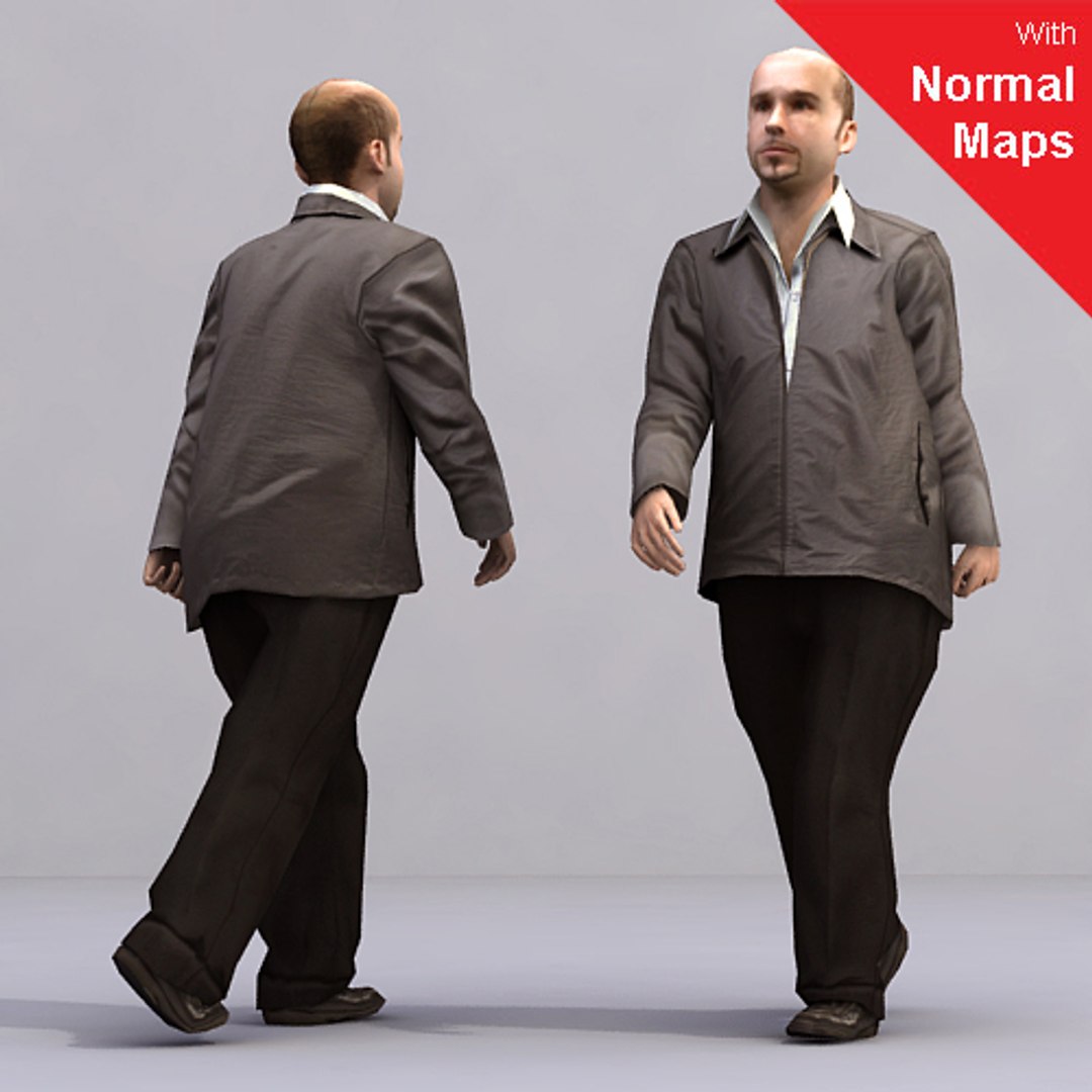 axyz 2 human characters 3d 3ds