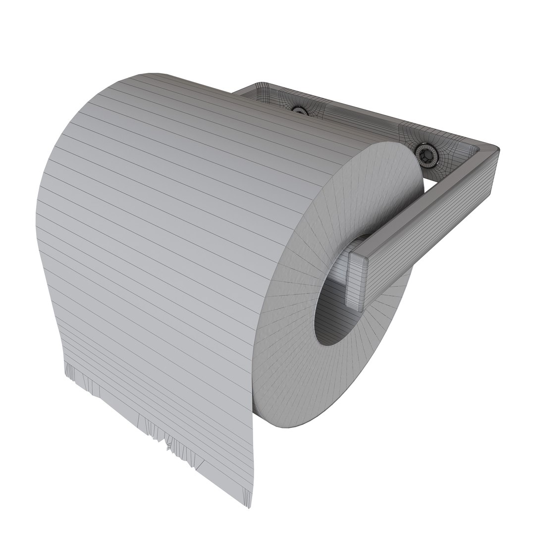 3D toilet paper - TurboSquid 1411754
