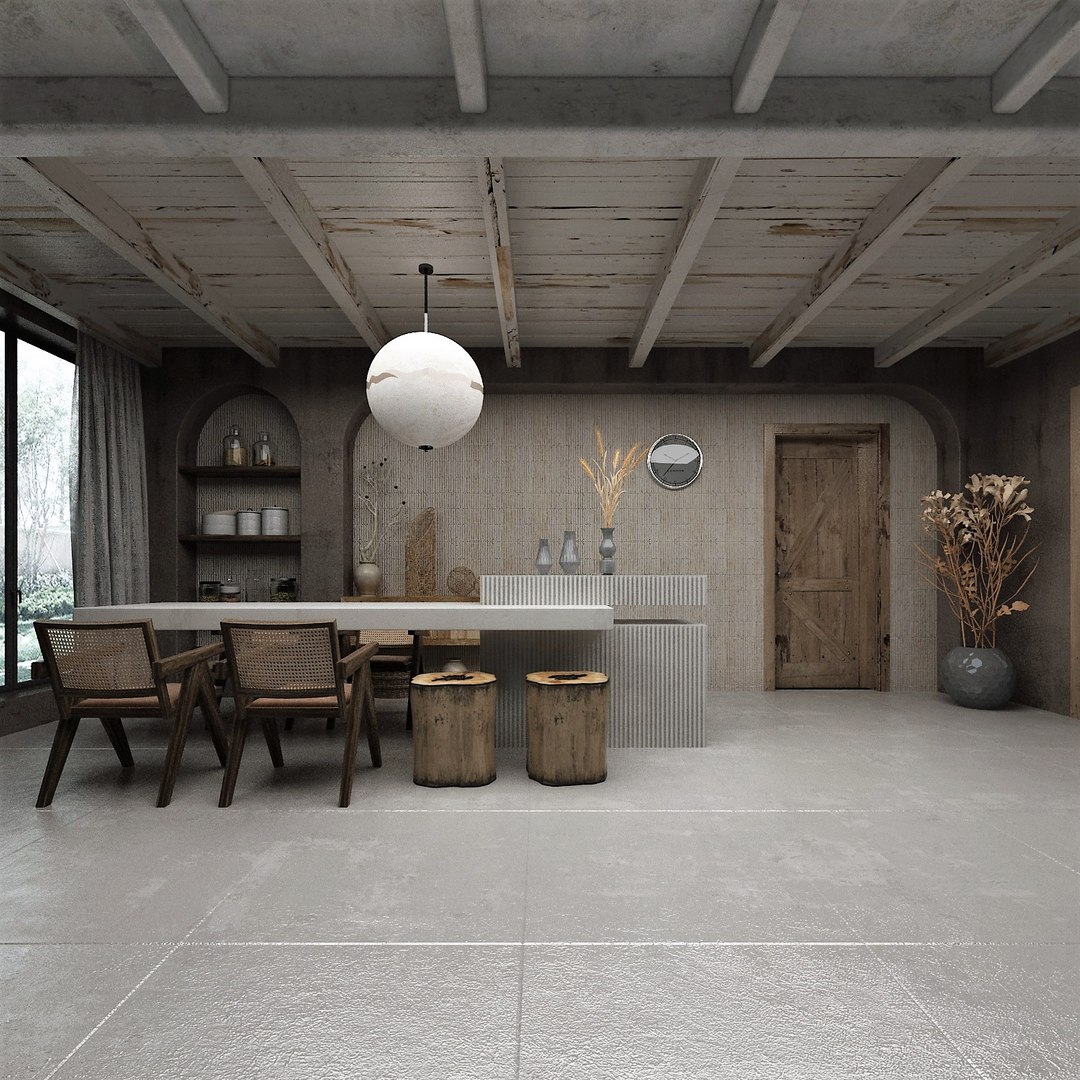 modelo 3d Rural Wooden Guest House Lobby - TurboSquid 2034099