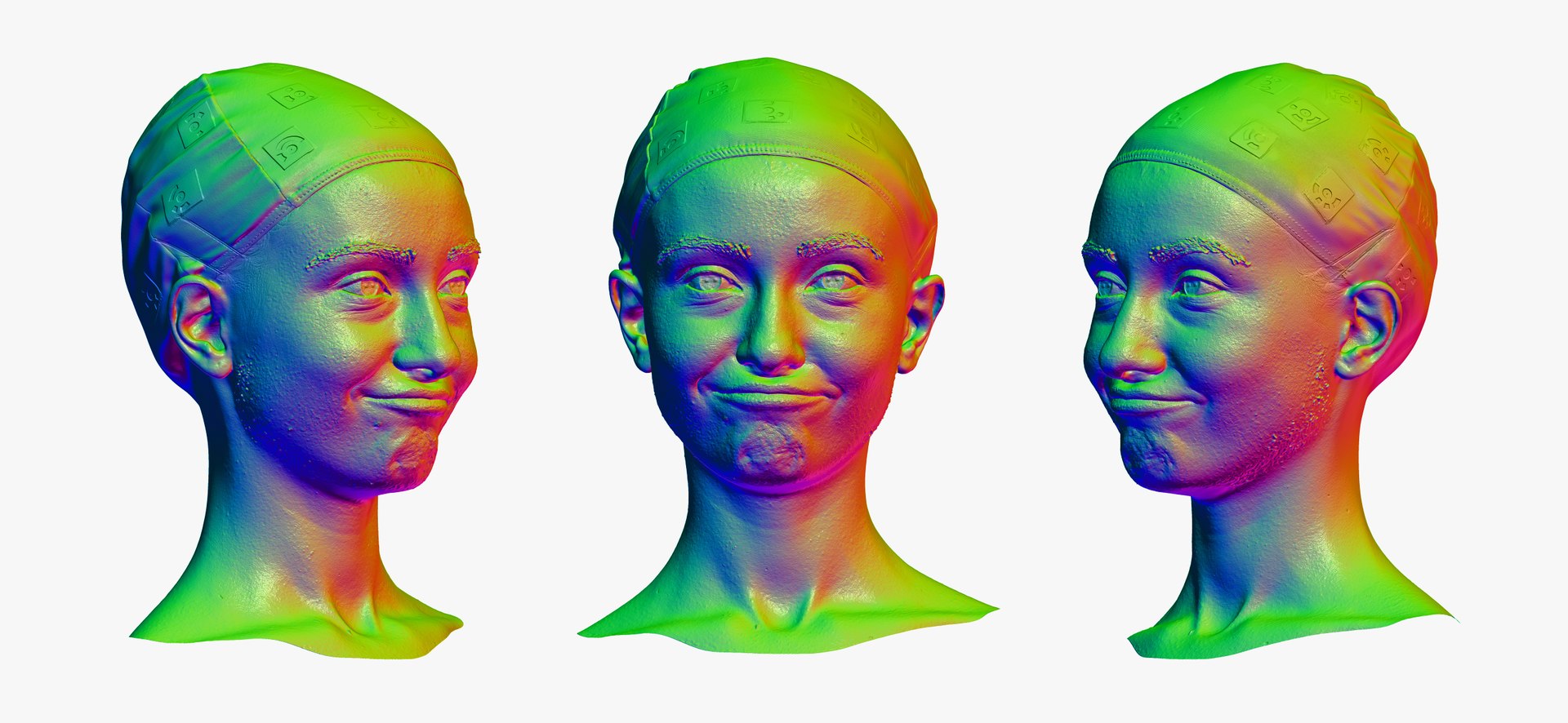3D Joy Human Head Chin Model - TurboSquid 1707327