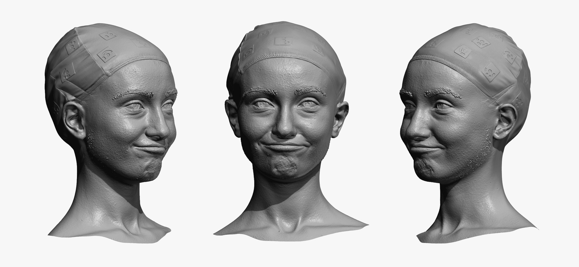 3D Joy Human Head Chin Model - TurboSquid 1707327