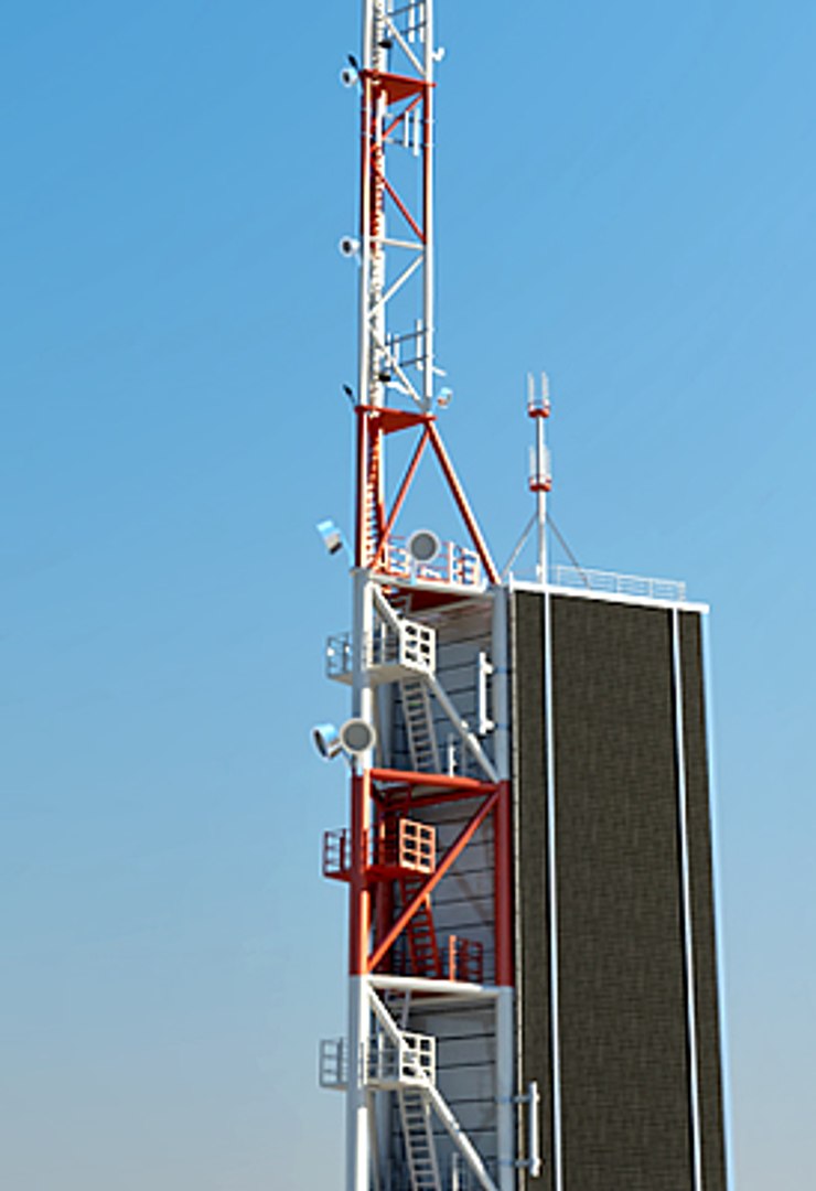 3ds Max Commerzbank Tower Building Skyscraper