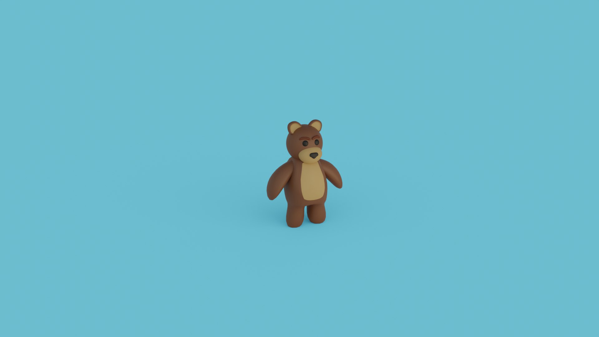 3D TOY BEAR IN BLENDER Model - TurboSquid 2166006