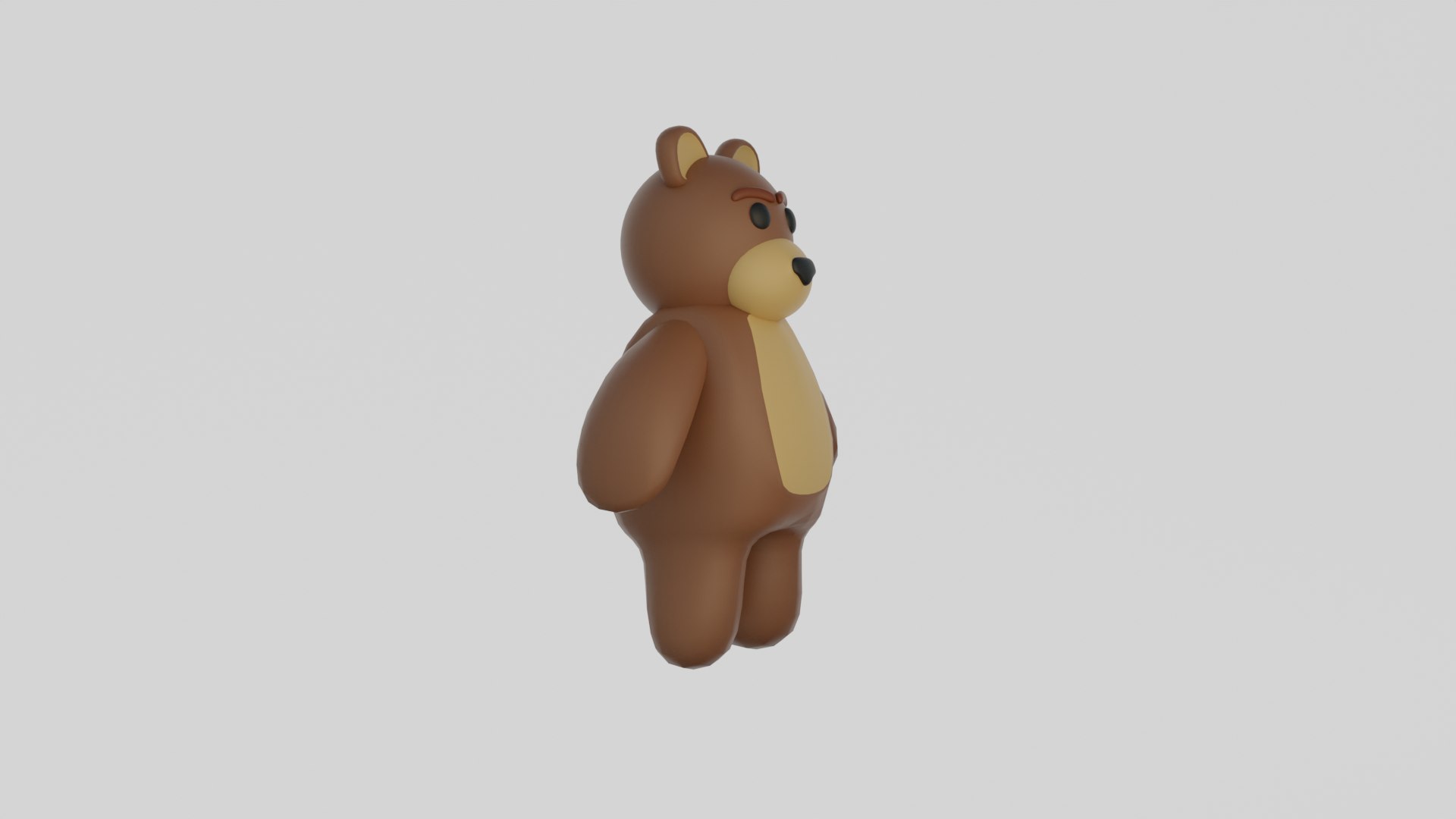 3D TOY BEAR IN BLENDER Model - TurboSquid 2166006