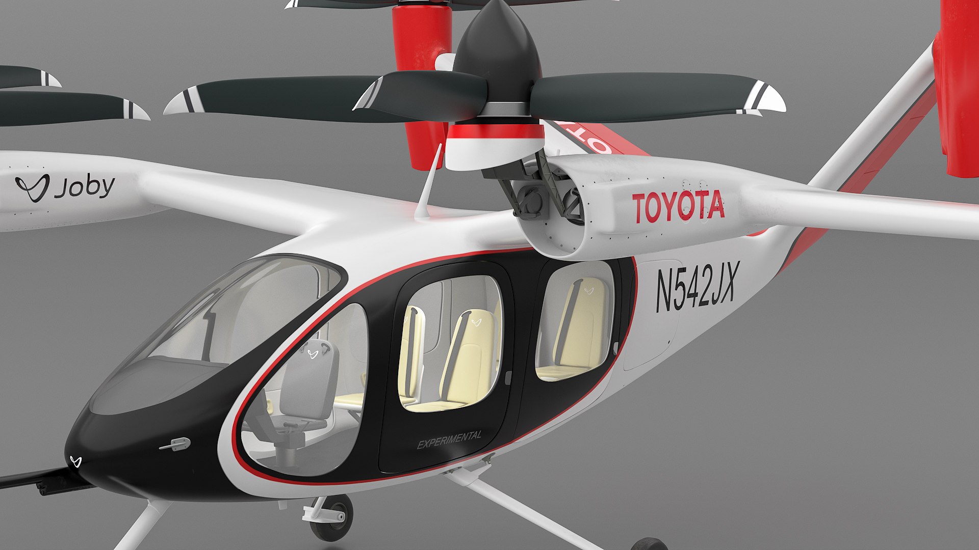 3D Toyota Air Taxi EVTOL Rigged Model - TurboSquid 2402291