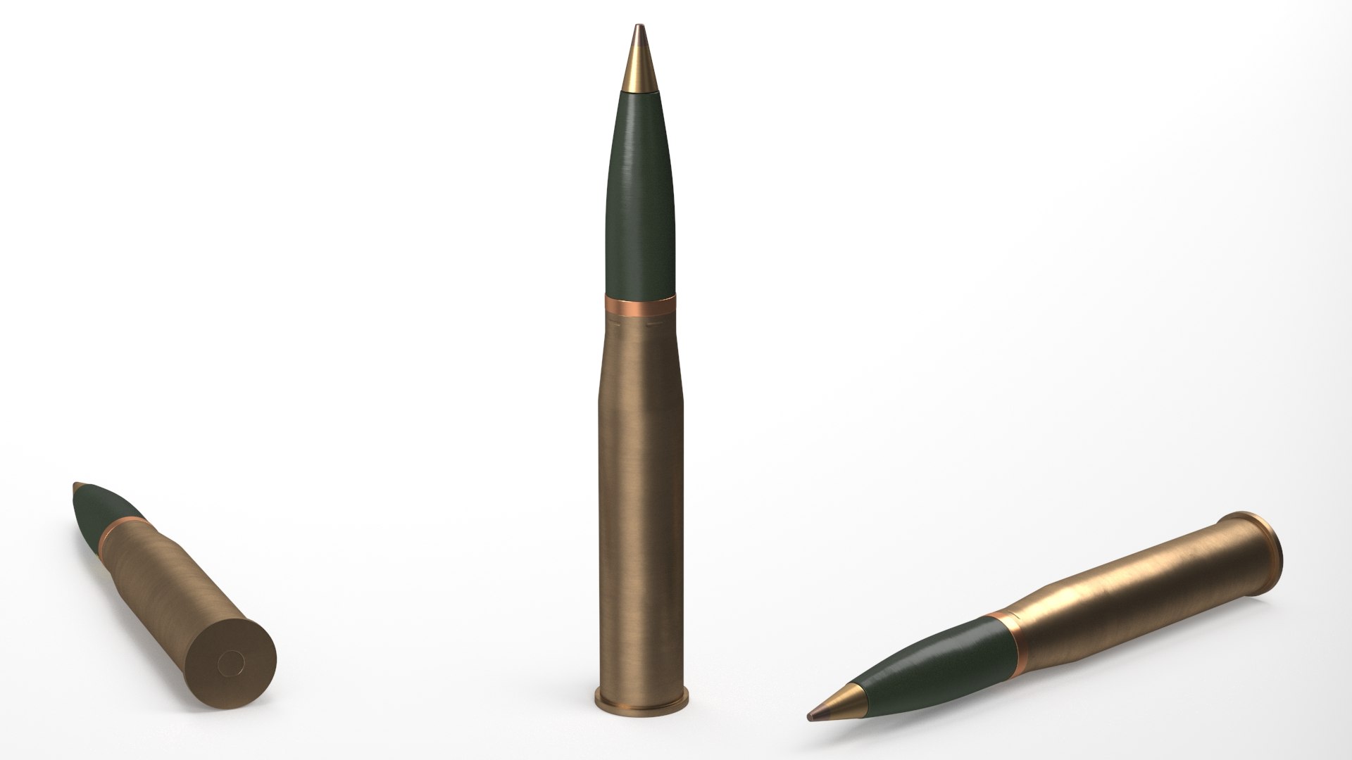 3D 105 Mm Caliber Fragmentation Projectile - TurboSquid 2224923