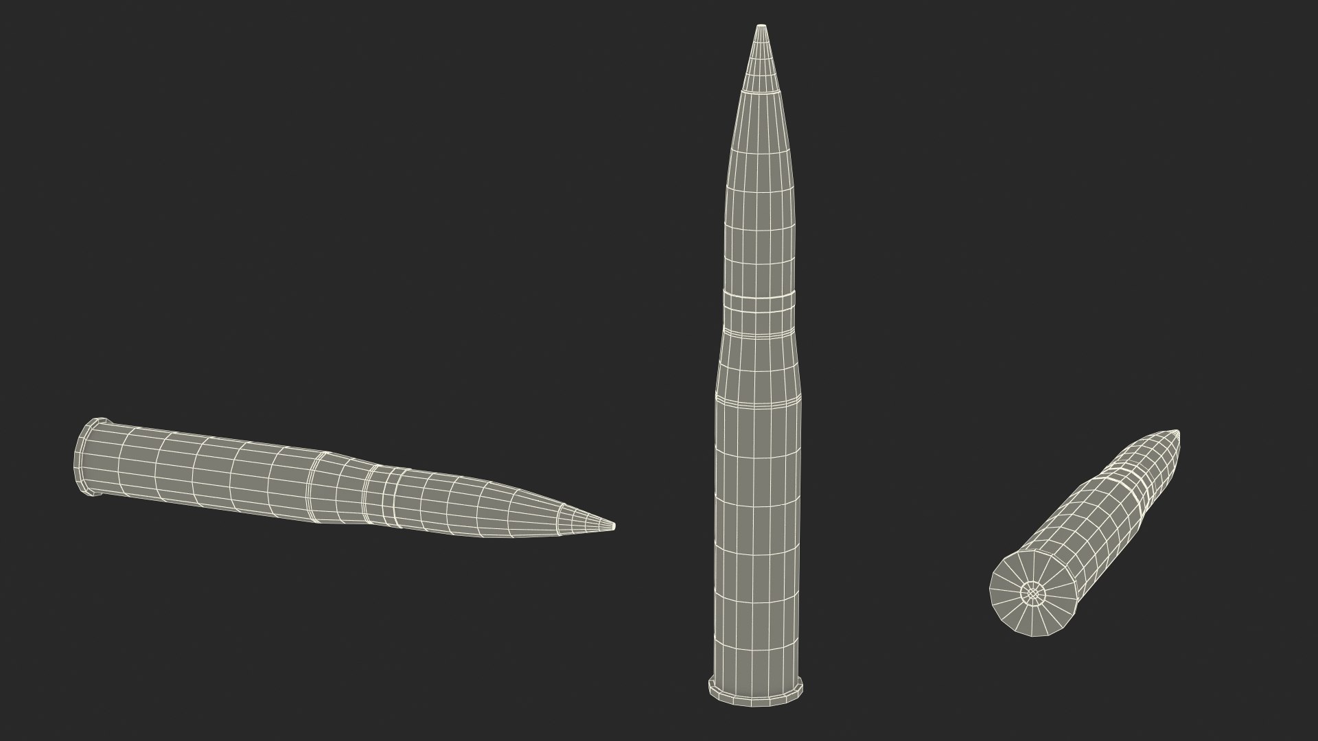 3D 105 Mm Caliber Fragmentation Projectile - TurboSquid 2224923