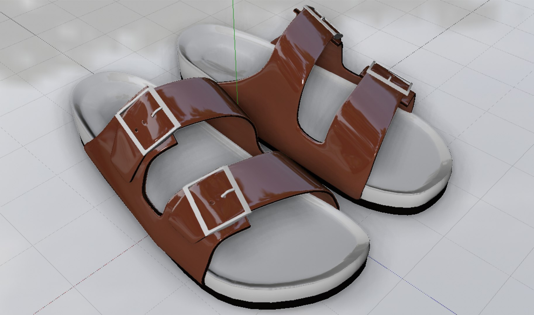 Sandal 3d Model 3D - TurboSquid 1926888