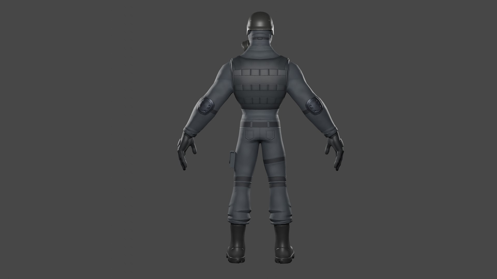 SOLDIER Low-poly 3D Model VR AR Low-poly 3d Model 3D Model - TurboSquid ...
