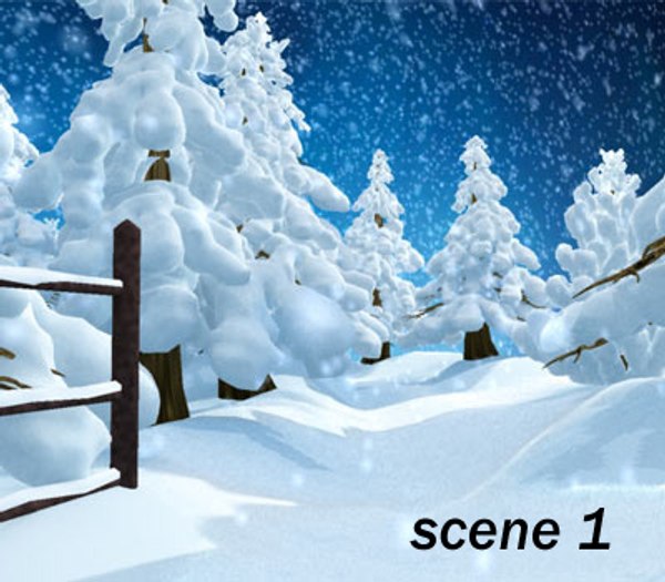 max winter scenes snowman snow