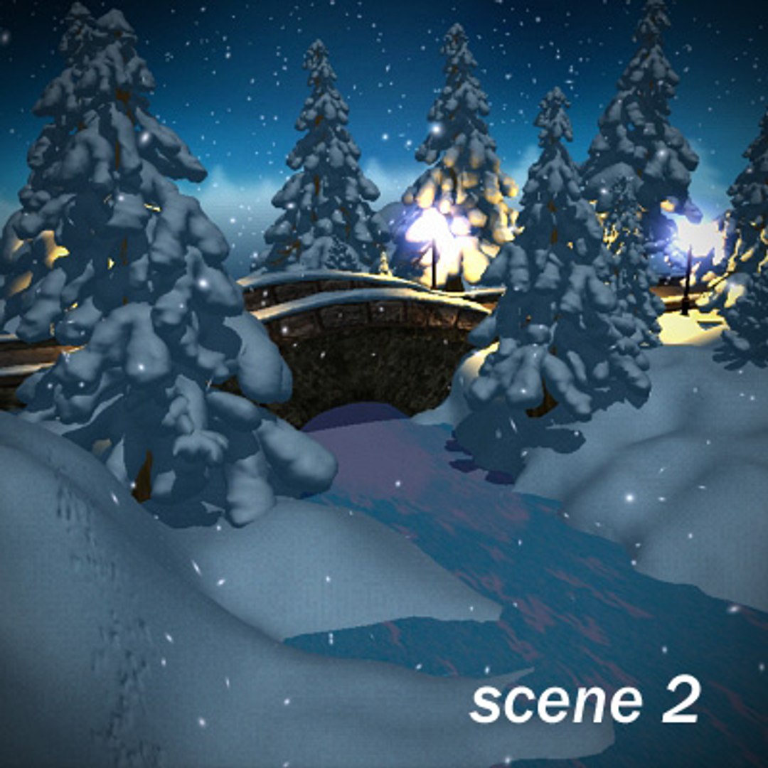 max winter scenes snowman snow