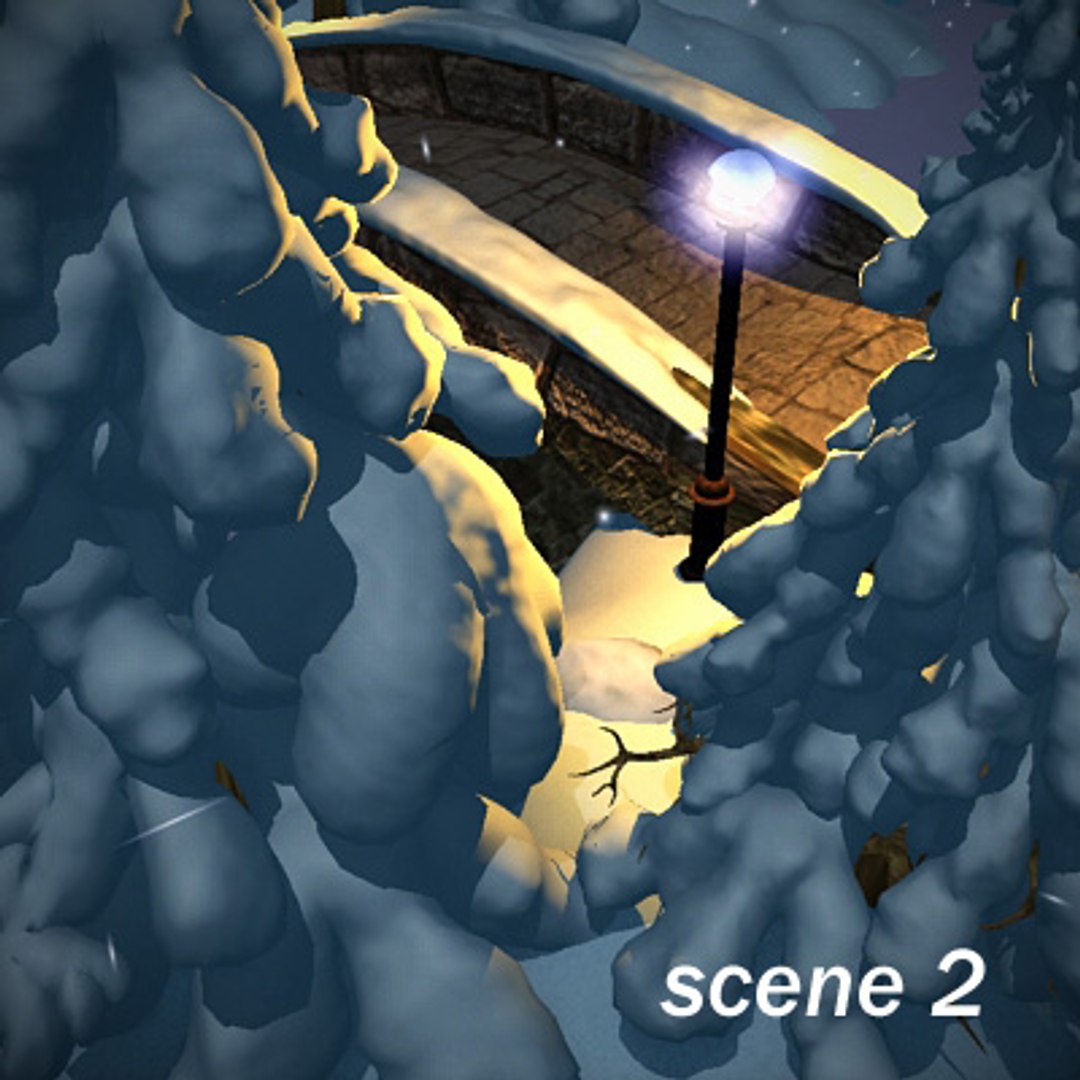 max winter scenes snowman snow