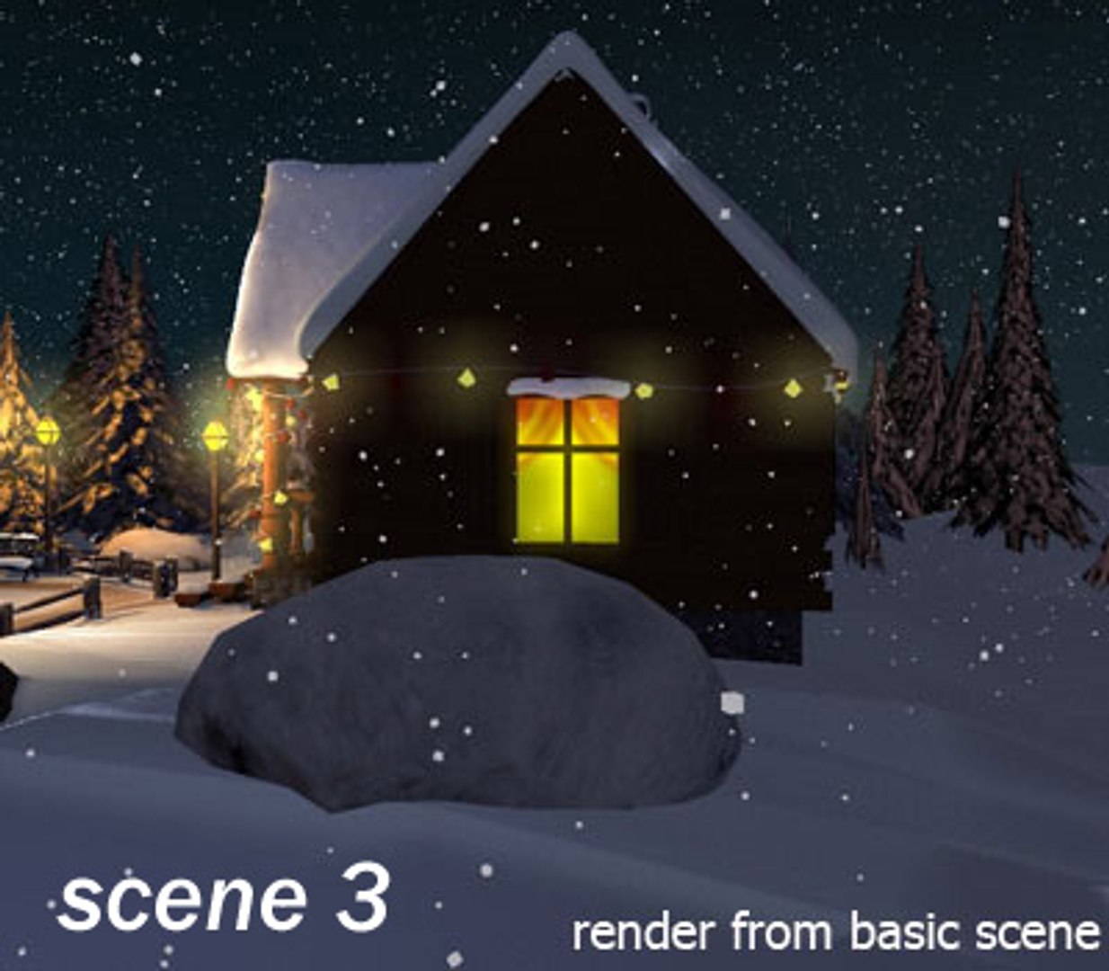 max winter scenes snowman snow