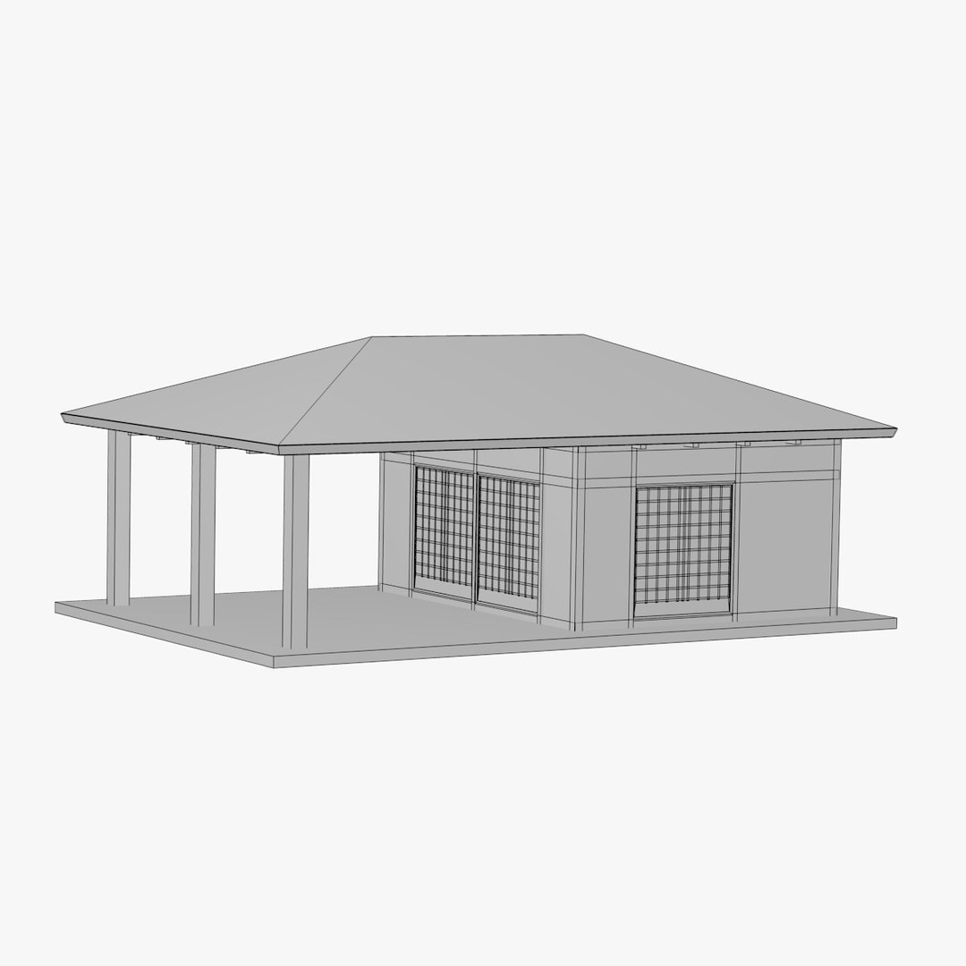3d Model Japanese House