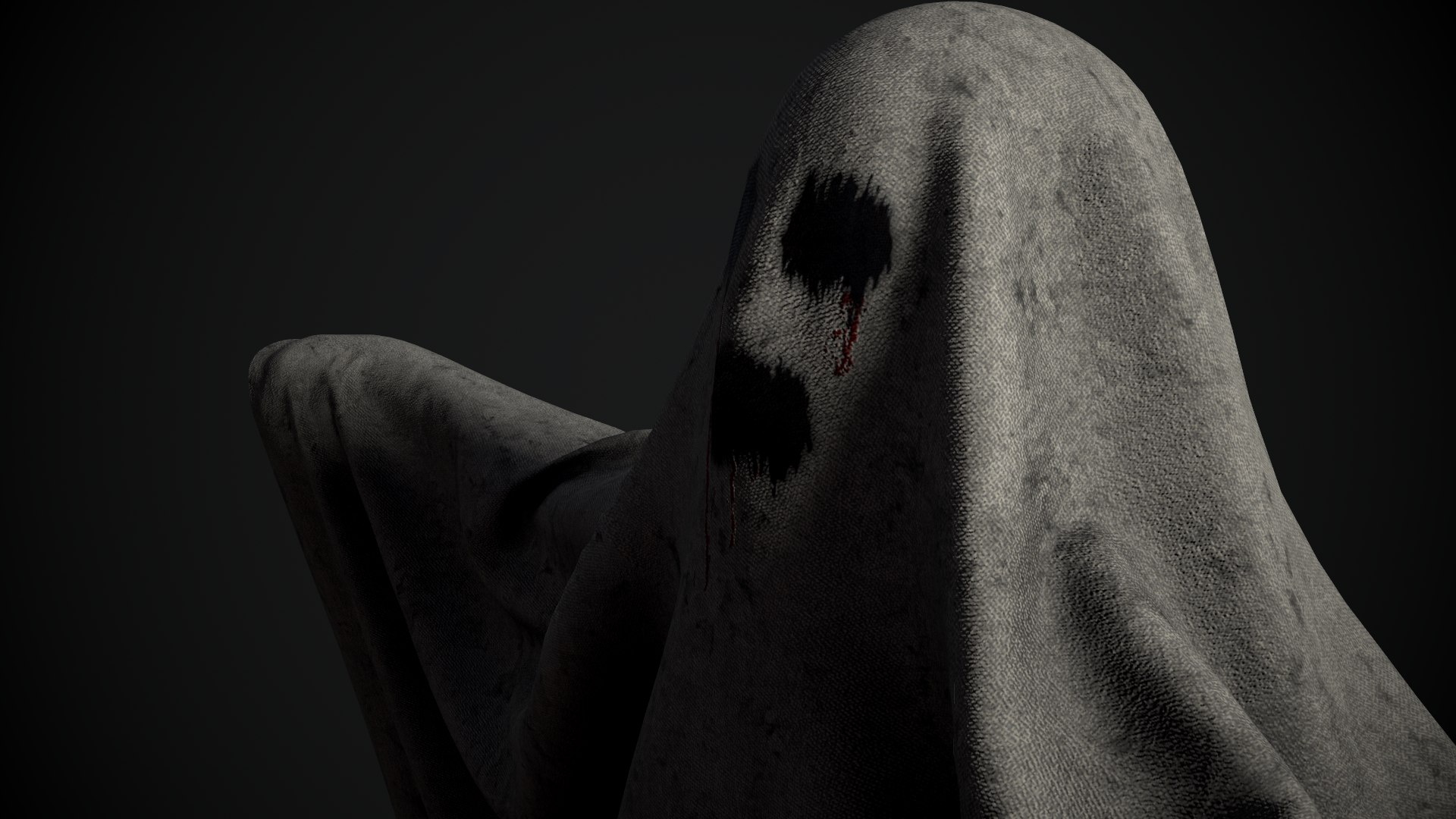 3D Scary Ghost - TurboSquid 1798067