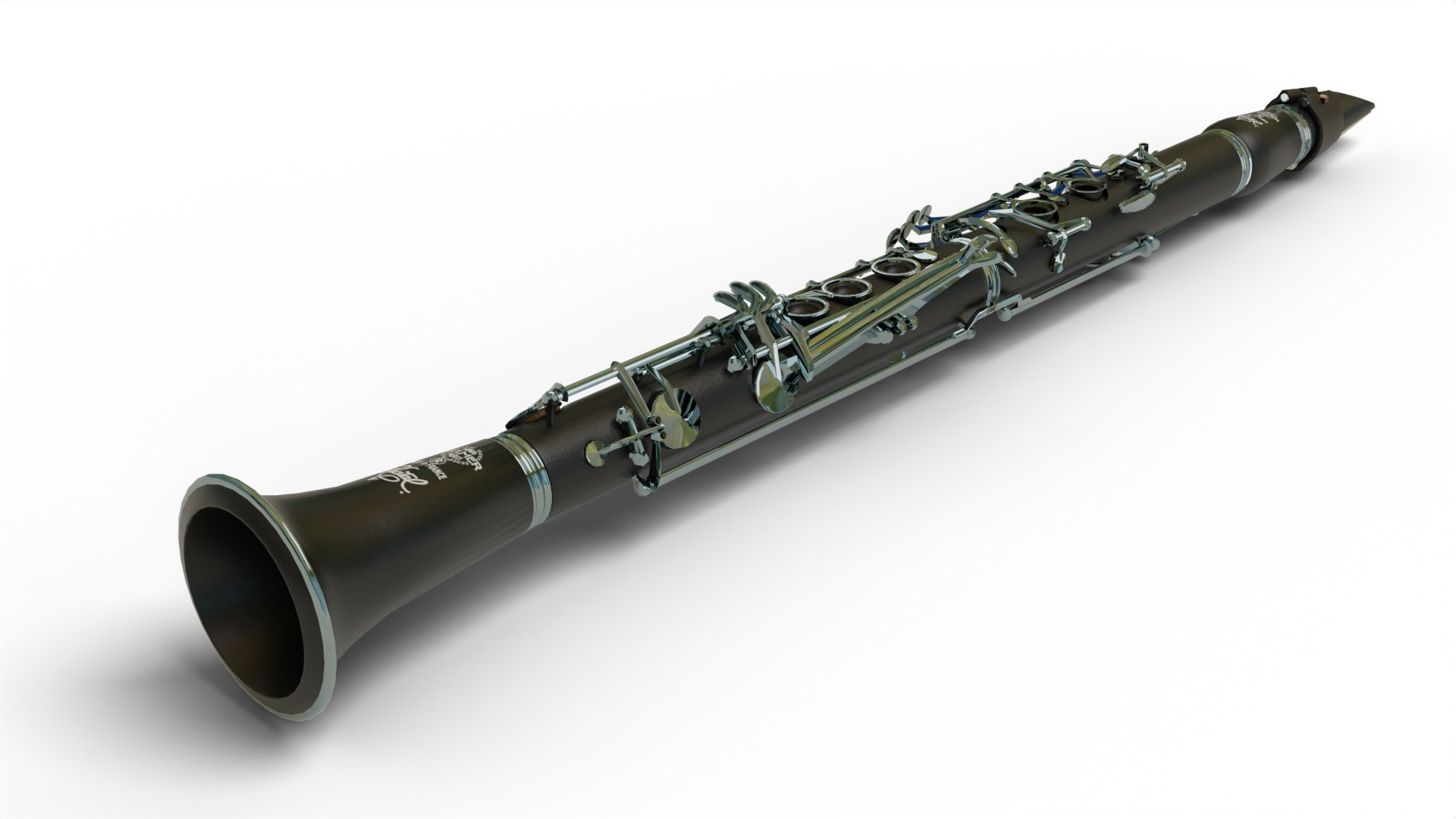 Selmer Recital Clirinette B-flat 3D Model - TurboSquid 2028373