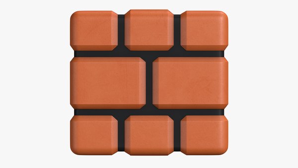 modelo 3d Bloque de ladrillos de Super Mario Bros. - TurboSquid 2064017