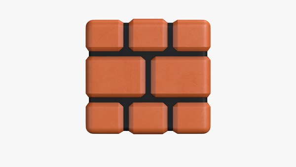 modelo 3d Bloque de ladrillos de Super Mario Bros. - TurboSquid 2064017