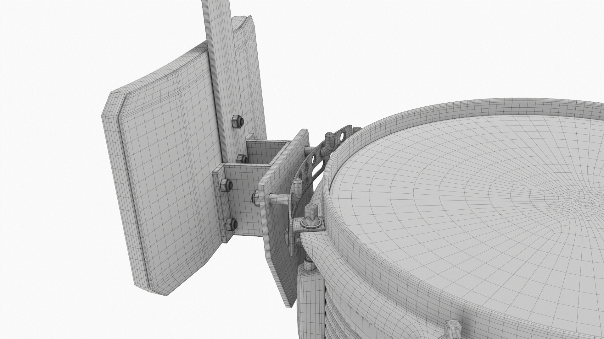 3D Marching Snare Drum Set Model - TurboSquid 1824871