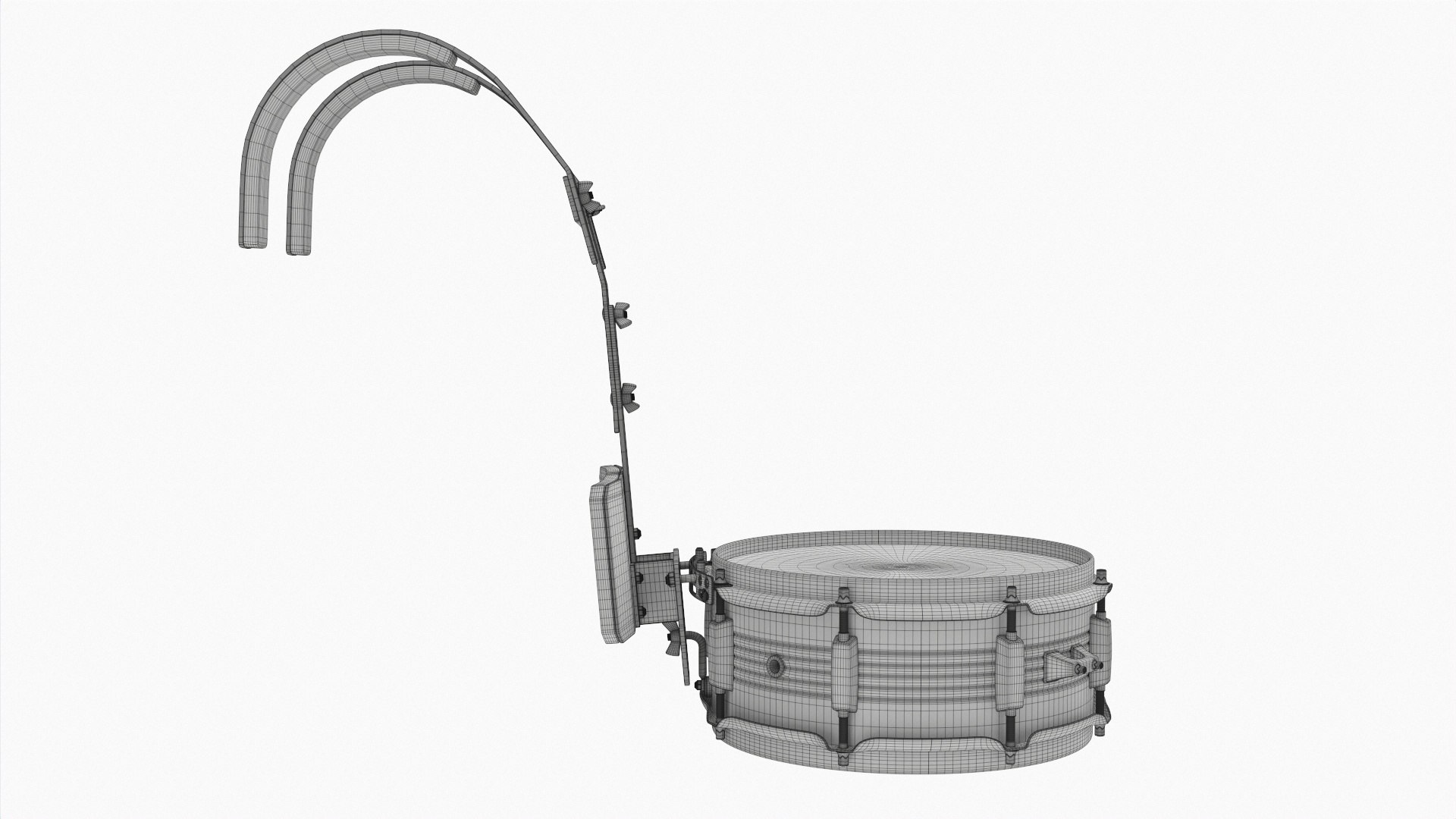 3D Marching Snare Drum Set Model - TurboSquid 1824871
