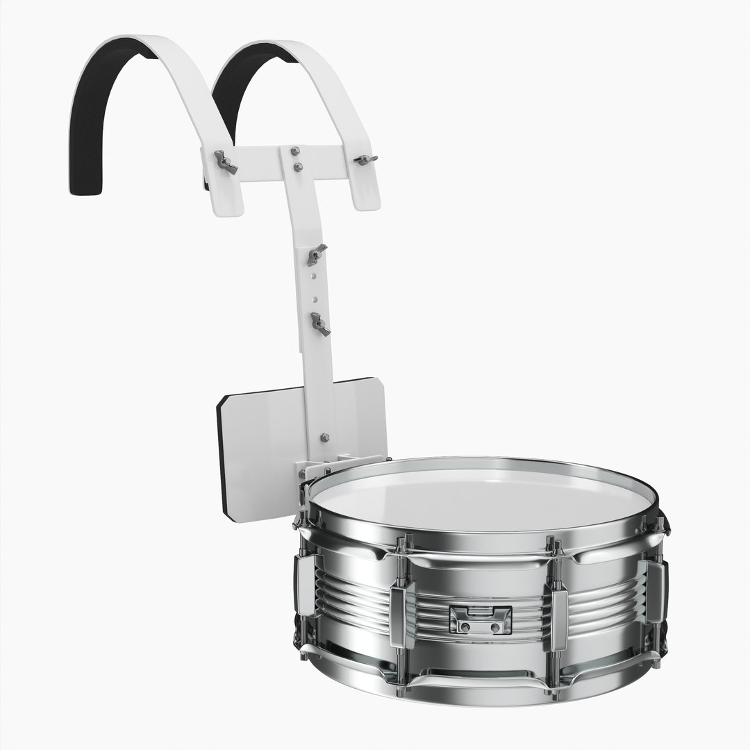 3D Marching Snare Drum Set Model - TurboSquid 1824871