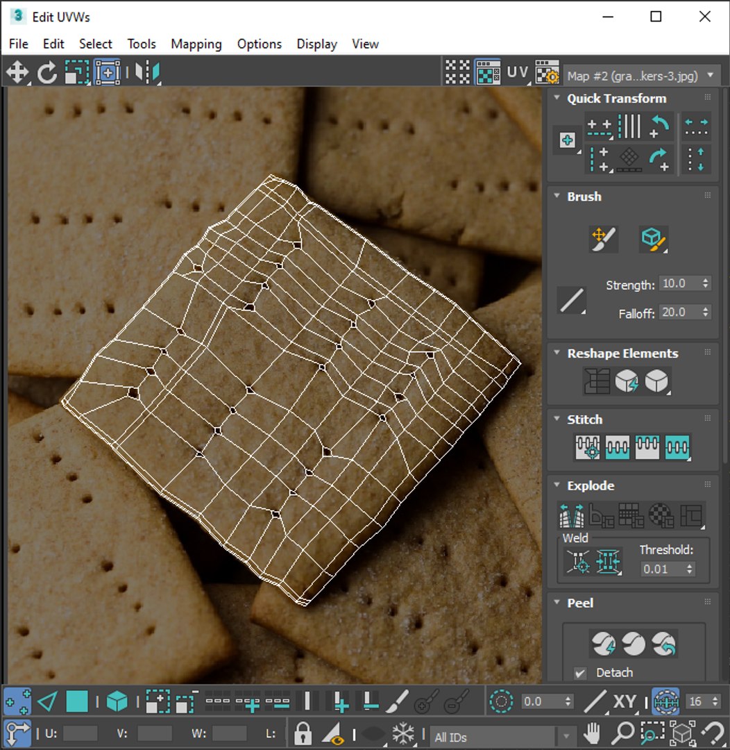 Graham Cracker 3D Model - TurboSquid 1891703