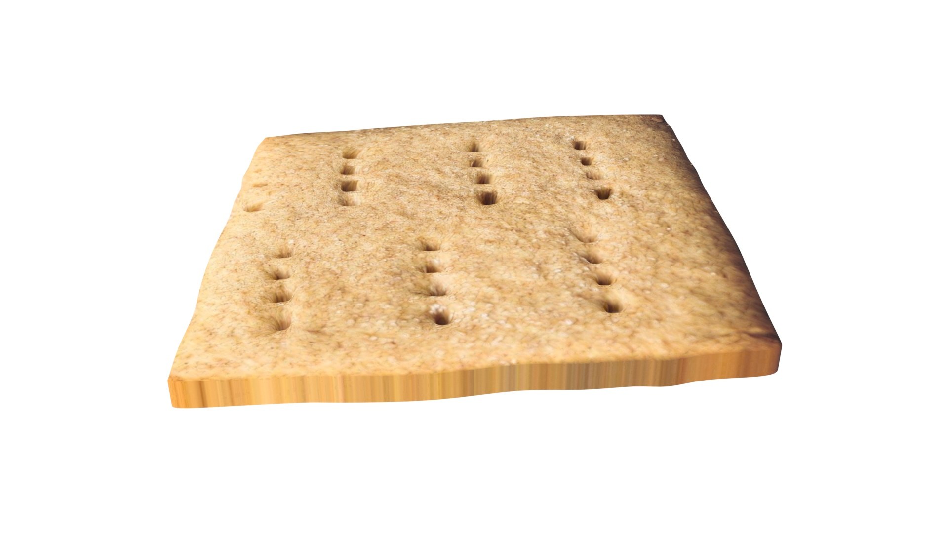 Graham Cracker 3D Model - TurboSquid 1891703