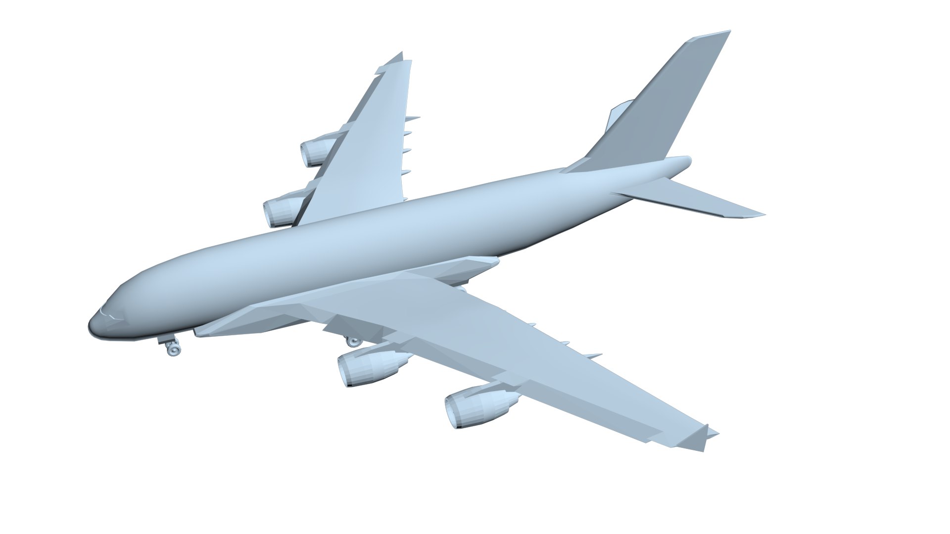 Airbus A380 3d Model