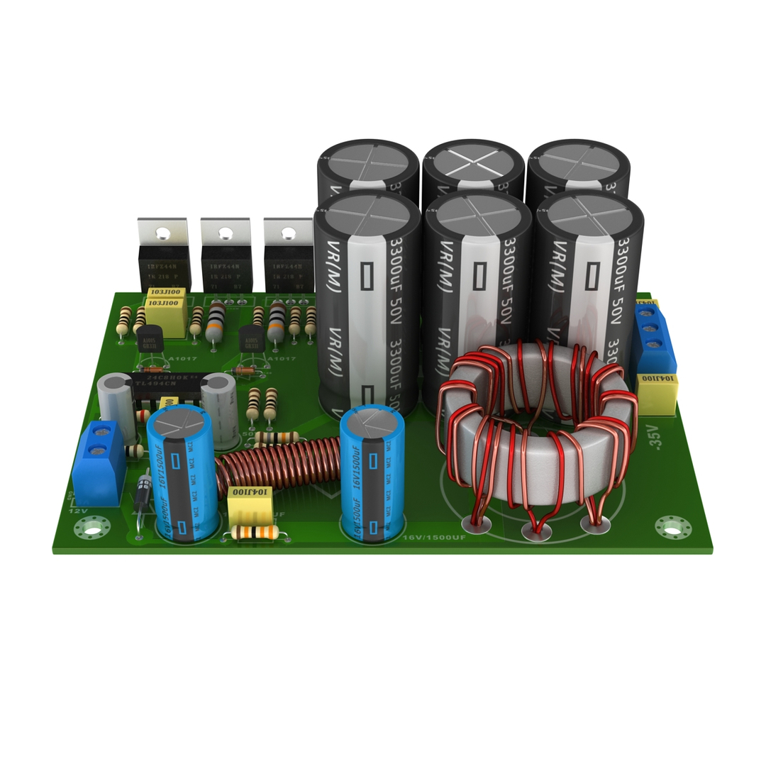 3d Circuit Board Model