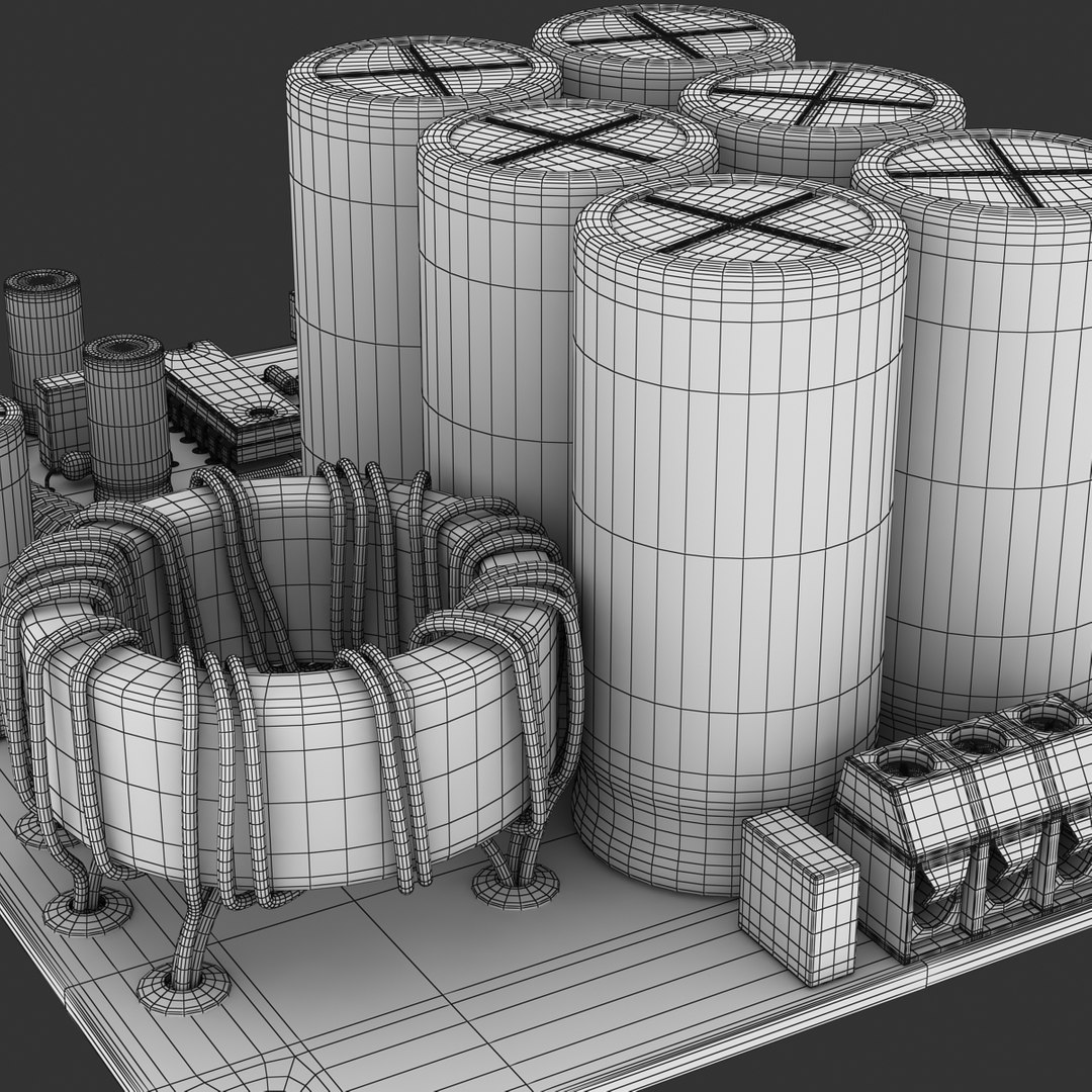 3d Circuit Board Model