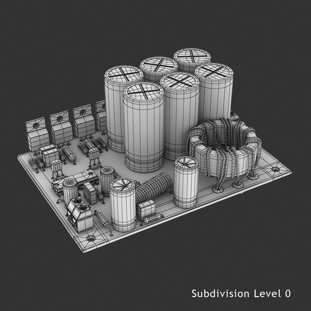 3d Circuit Board Model