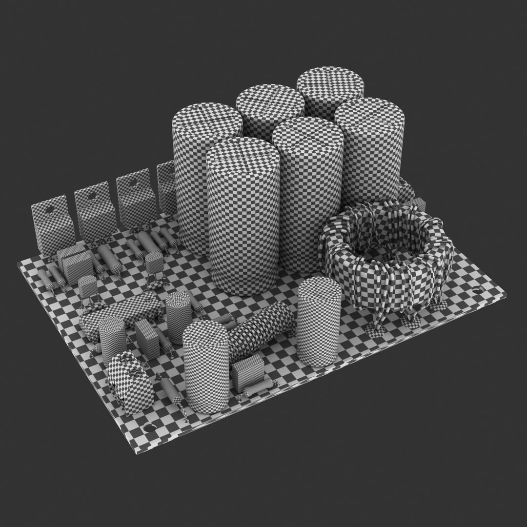3d Circuit Board Model