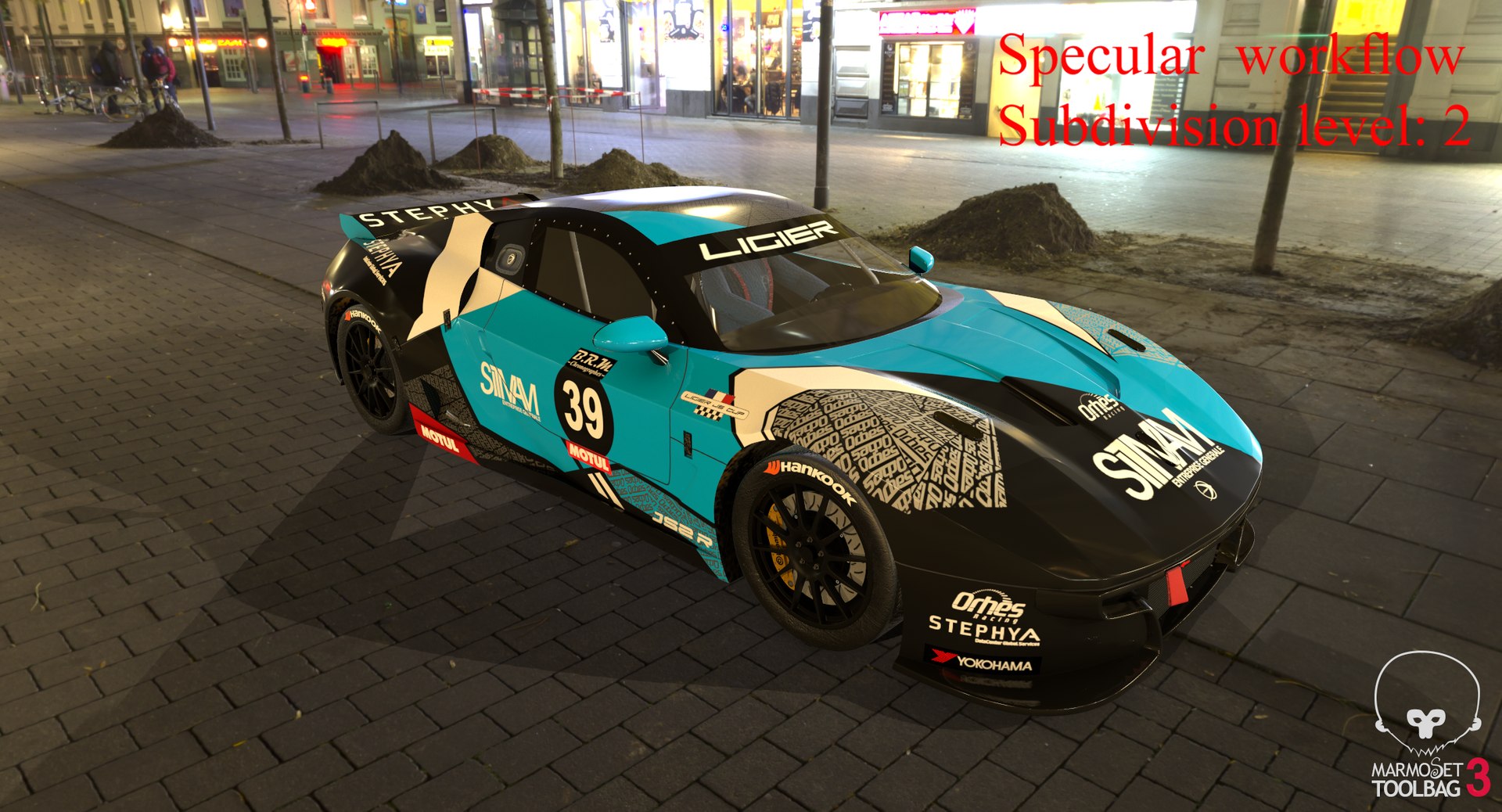 Ligier js2 r team 3D model - TurboSquid 1583947